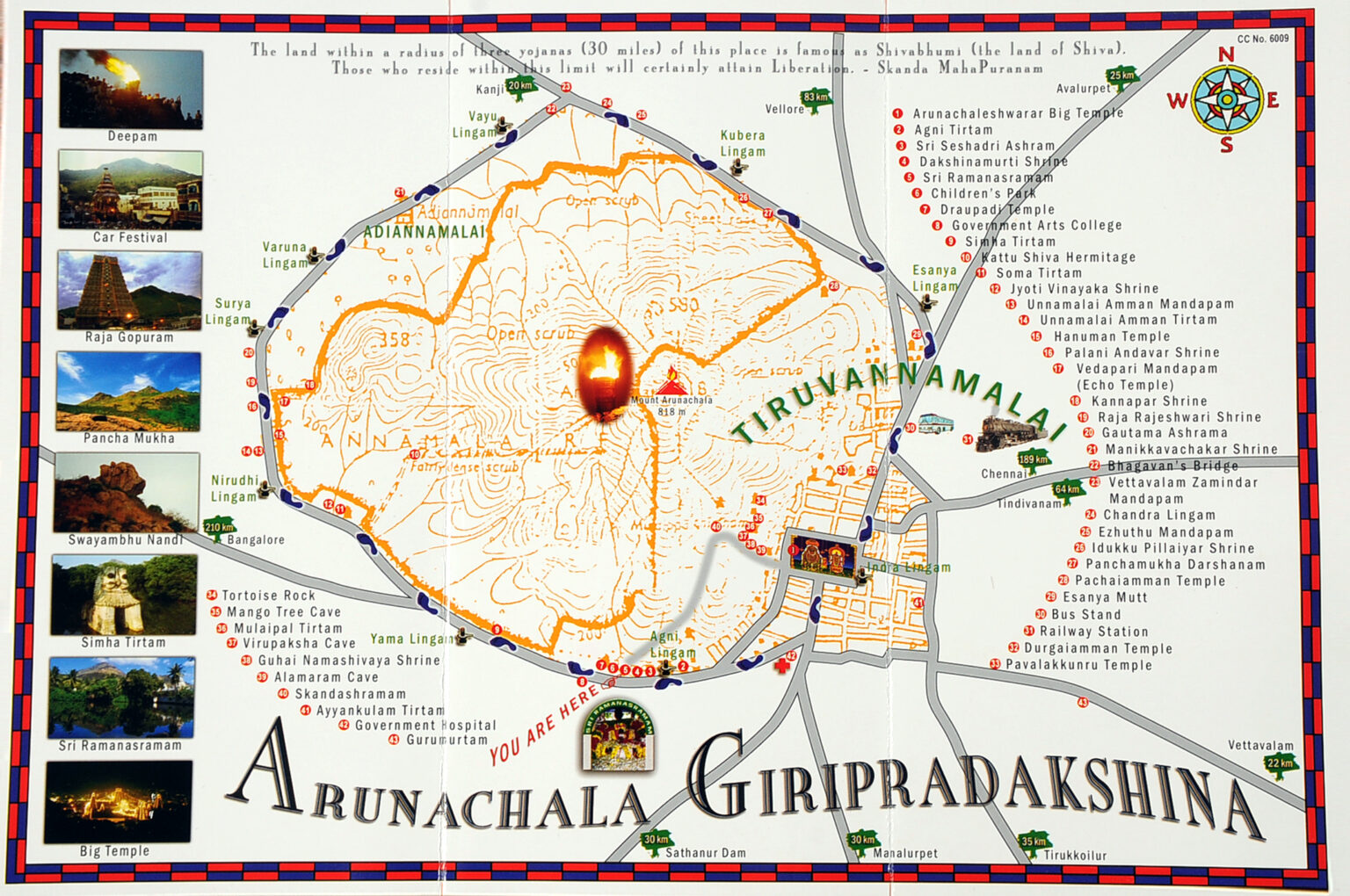 Maps – Ashrams of India