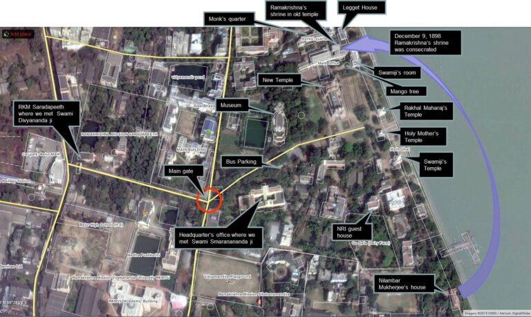 Maps – Ashrams of India