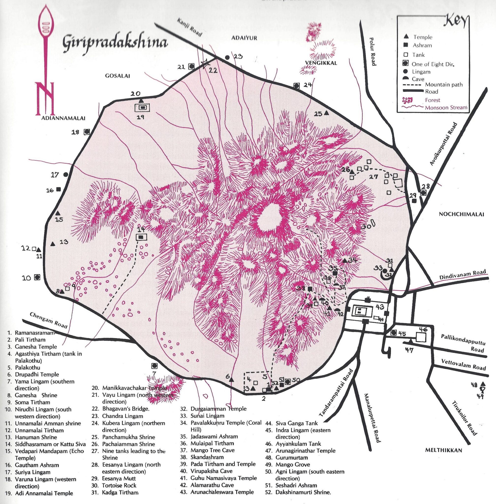 Maps – Ashrams of India